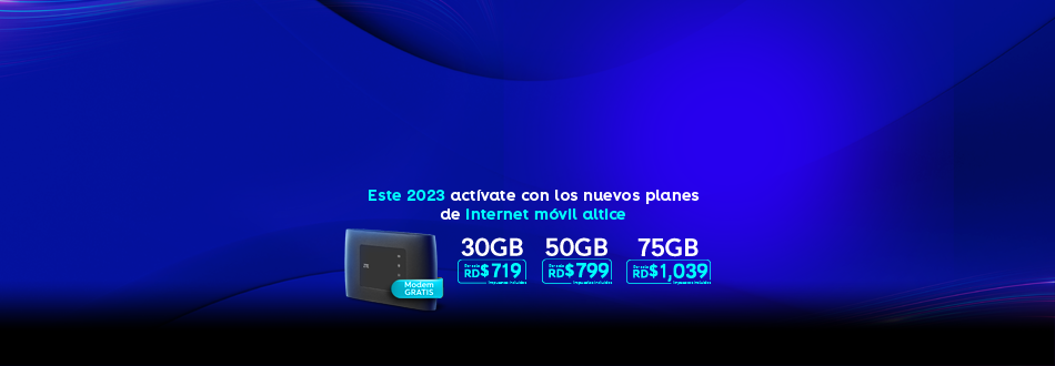 Planes de Internet Móvil | Altice