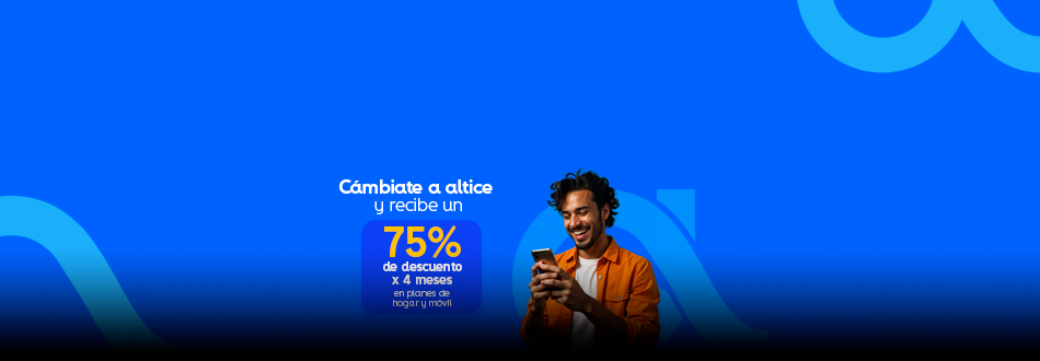 Planes Tripleplay Red Fibra | Altice