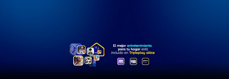 Planes Tripleplay Red Fibra | Altice